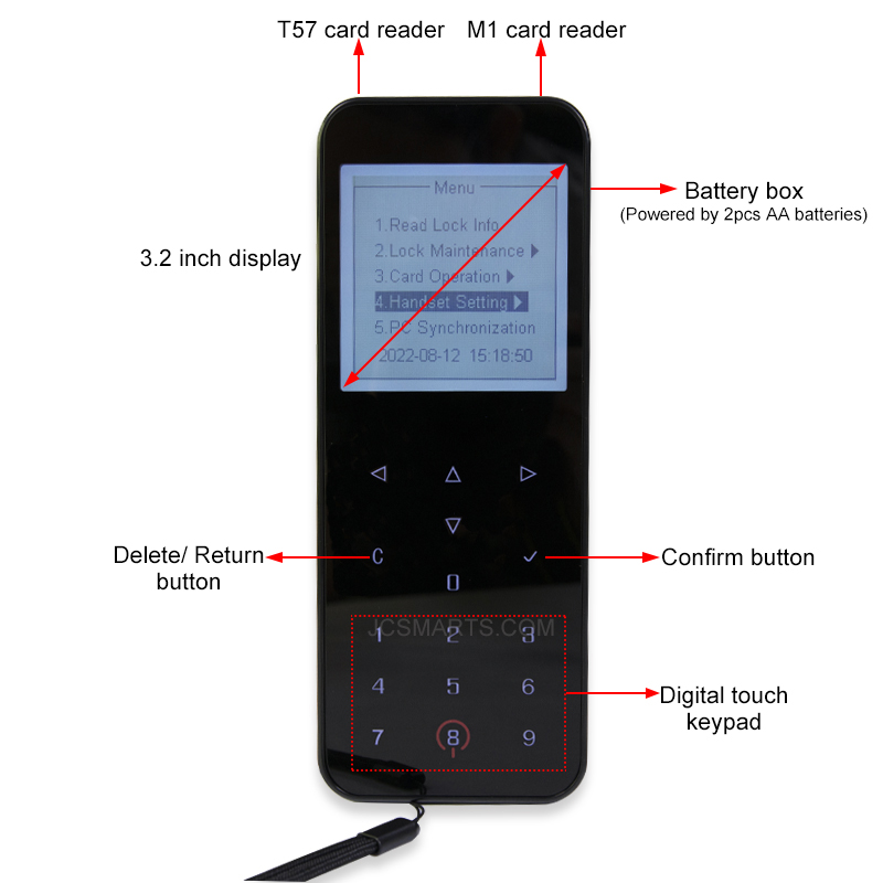 Handsim Handheld PDA Card Reader - JCSMARTS